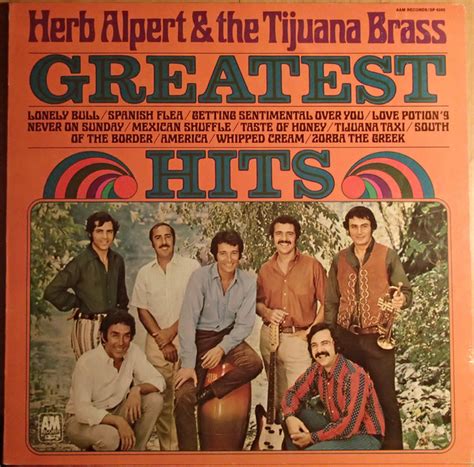 Herb Alpert The Tijuana Brass Greatest Hits Longines Symphonette