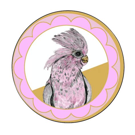 Buy Circle Stickers Cheepy Cheeps Parakeet Designed By Hannah Carvell