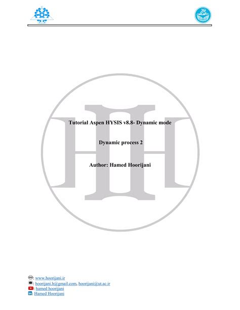 Basic Tutorial On Aspen Hysys Dynamics Process Control Tutorial Pdf
