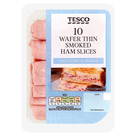 Tesco Wafer Thin Honey Roast Ham 125g Really Good Culture