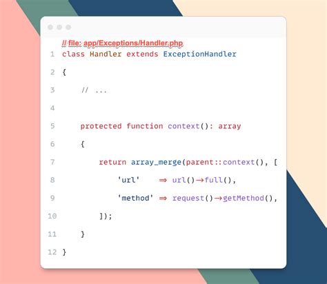 Add Url And Other Info To Your Laravel Exception Context Paul Edenburg