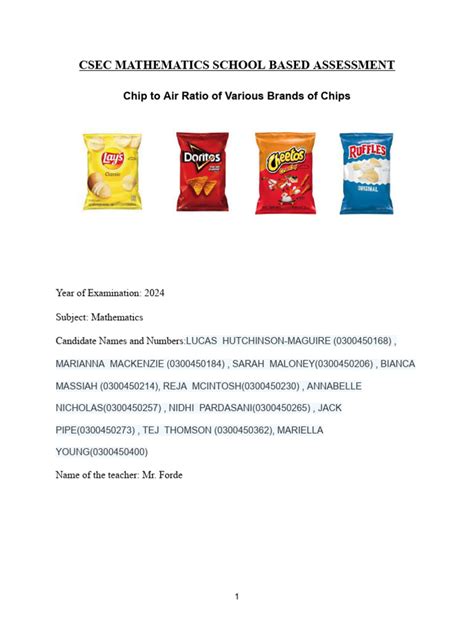 Csec Mathematics School Based Assessment Pdf Volume