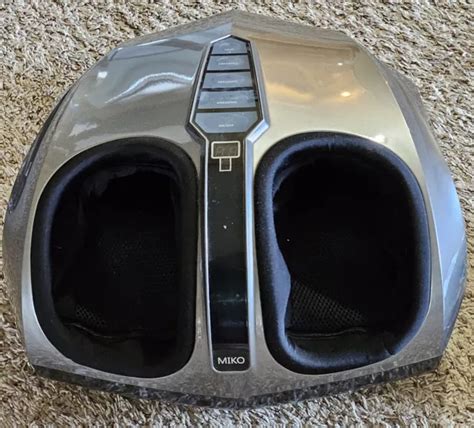 MIKO SHIATSU FOOT Massager W Deep Kneading Heat Therapy Rolling Massage PicClick CA