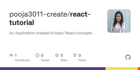 Github Pooja3011 Createreact Tutorial An Application Created Of Basic React Concepts