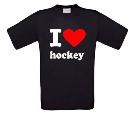 I Love Hockey T Shirt Voordelig En Ruime Keus