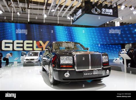 A Geely Ge Is Seen On Display At The 13th Shanghai International