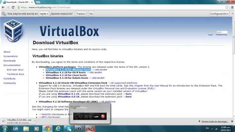Instalación VirtualBox Youtube YouTube