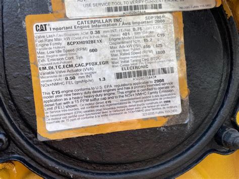 2008 Cat C15 Acert Engine Japan Motor Spares