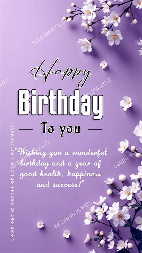 Birthday Flower Quotes