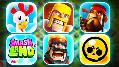 I Played Every Supercell Game At Once Youtube