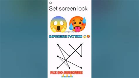 New Impossible Mobile Pattern Lock Design 😱🔥🔐 Virl Short Pattern