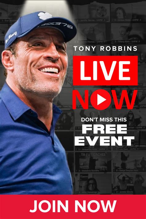 Join Tony Robbins Live Event