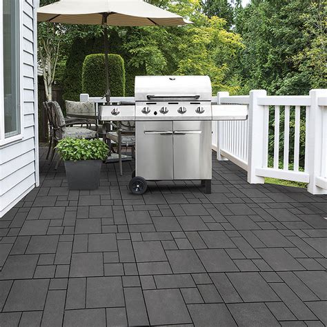 Mosaic Deck And Balcony Tiles Pack 6 Luxury Lawns Artificial Grass