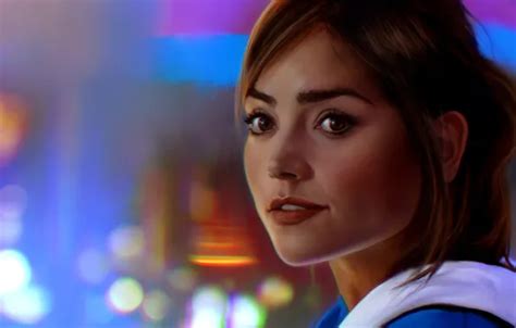 Wallpaper Girl Face Actress Art Doctor Who Clara Oswald For Mobile And Desktop Section