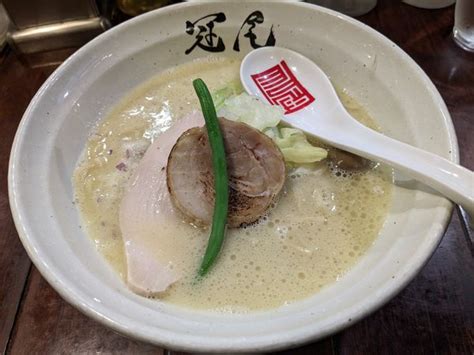 『純鶏白湯らぁめん』らぁめん冠尾 恵比寿西店のレビュー ラーメンデータベース