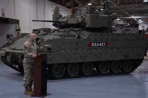 Armys Bradley Fighting Vehicle Upgraded With Iron Fist Missile Defense