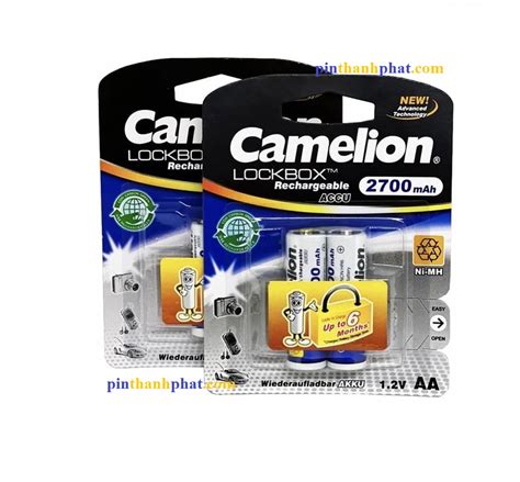 Pin Sạc AA Camelion 2700mAh Chĩnh Hãng | Pin Thành Phát