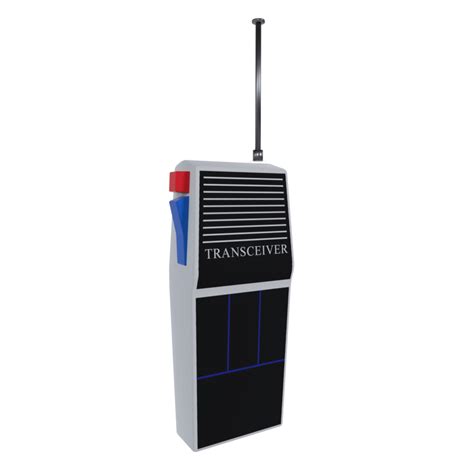 Vintage Transceiver With Antenna Isolated On Transparent Background 53337925 PNG