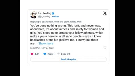Receiving Support From Jk Rowling And Dealing With The Public Backlash