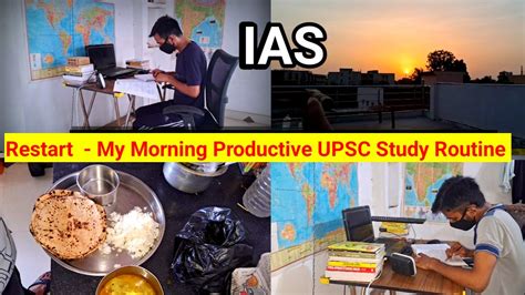 Restart My Productive Morning Upsc Study Routine Upsc Mains