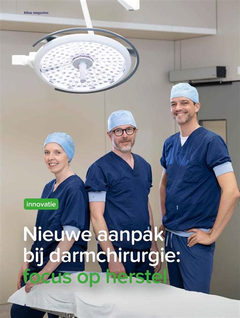 Az Klina Op Linkedin Patiënten Die In Ons Ziekenhuis Een Darmoperatie Ondergaan Mogen Nadien…