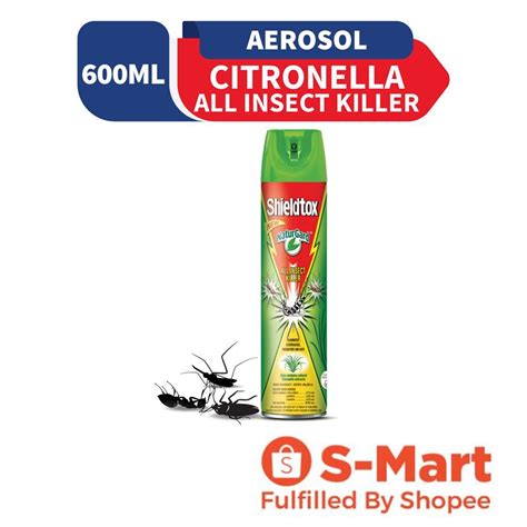 Shieldtox Naturgard All Insect Killer Citronella 600ml Shopee Singapore