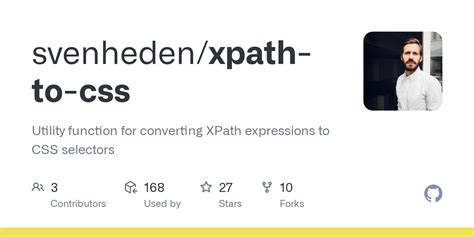 Github Svenhedenxpath To Css Utility Function For Converting Xpath