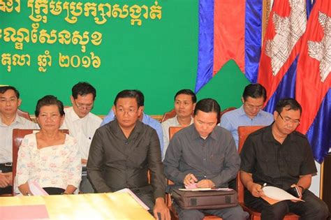 លោកស្រី ម៉ែន សំអន ជំរុញឲ្យជ្ញាធរមូលដ្ឋានចូលរួមដោះស្រាយរាល់ទុក្ខកង្វល់របស់ប្រជាជន ក្នុងខណ្ឌសែនសុខ