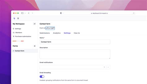 Framer Integration Formspark