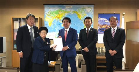 下村博文衆議院議員へご挨拶 東京高齢福祉推進協議会