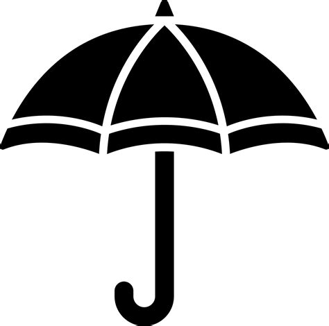 Umbrella Icon In Black Color Vector Art At Vecteezy