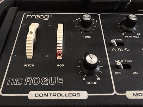 MATRIXSYNTH Vintage Moog The Rogue Analog Mono Synthesizer W Custom Case SN
