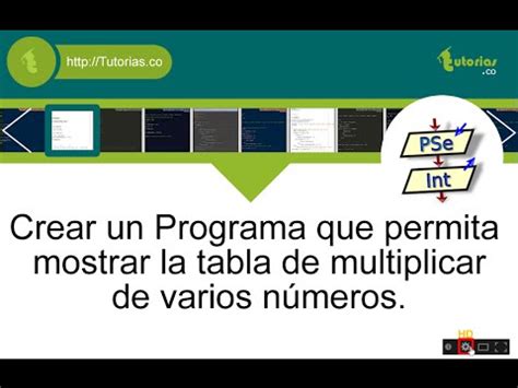 Funciones Pseint Funcion Tablas De Multiplicar YouTube