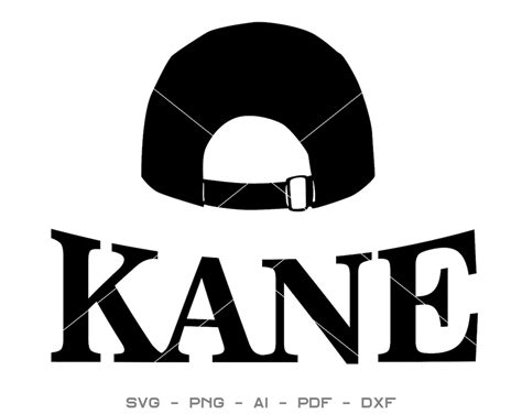 Kane Svg Download File For Cricut Laser Cut And Print Etsy
