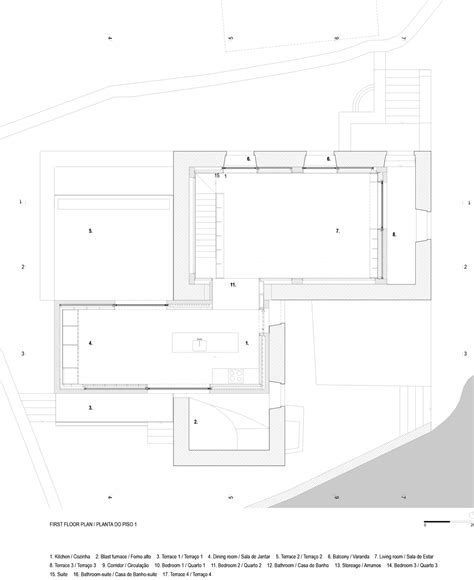 Ageing Stone Walls Frame Concrete Structure Of Ec House By Sami