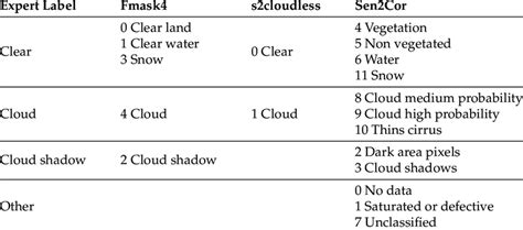 Updated Version Of Table 3 1 Label Recoding Of The Detection