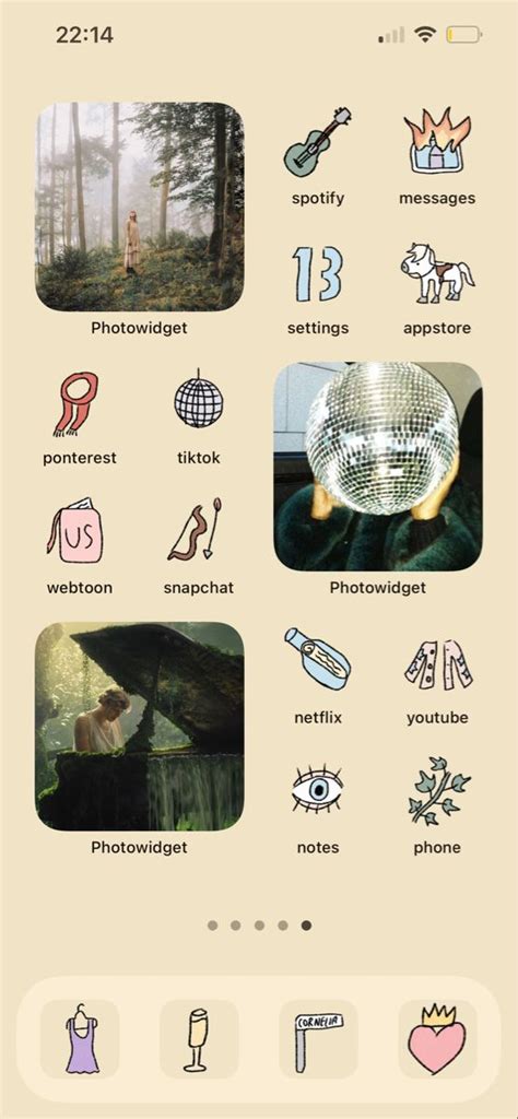 Taylor Swift Widget Theme Iphone App Layout Phone Inspiration