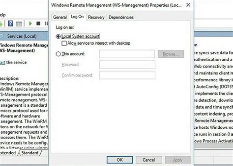 The Service Winrm Does Not Start After Restarting Windows Server