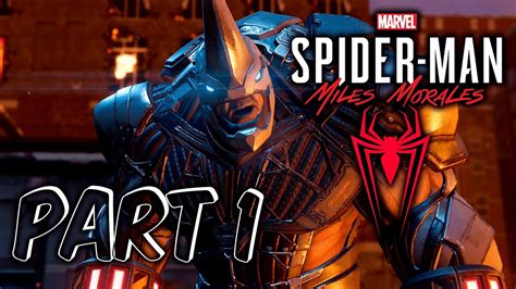Spider Man Miles Morales Gameplay Walkthrough Part 1 Full Game No