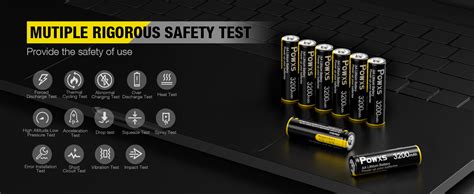 Amazon POWXS AA Lithium Batteries 8 Pack 1 5V Lithium Iron Double
