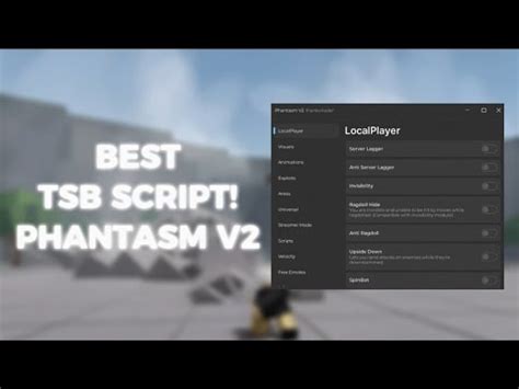 BEST TSB SCRIPT PHANTASM V2 YouTube