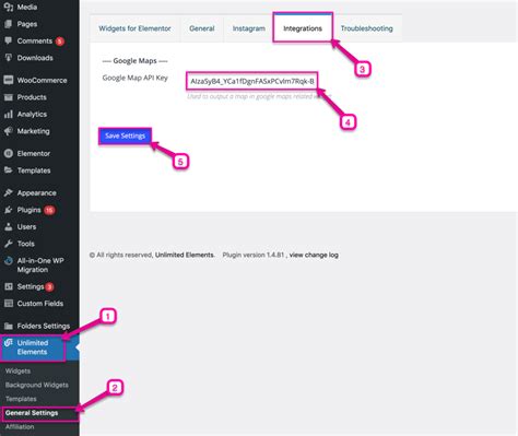 Google Map Api Key Unlimited Elements For Elementor