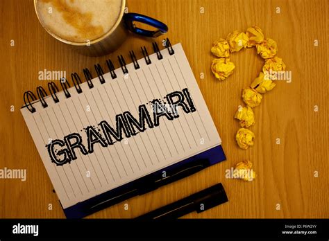 Handwriting Text Grammar Motivational Call Concept Meaning System And