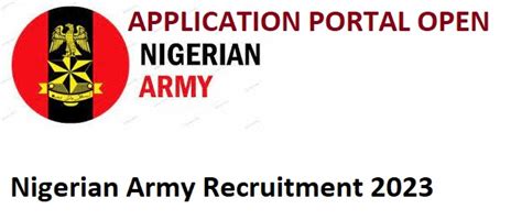 Nigerian Army Recruitment 2024 2025 Dssc 27 Form Application Portal