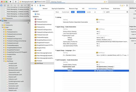 Ios Xcode 11 Gm Seed 2 Freezes While Building Workspace Project Stack Overflow