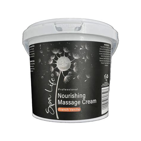 Spa Life Nourishing Massage Creamfrench Vanilla1000ml