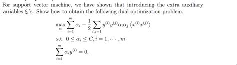 To Make The Algorithm Work For Linear Non Separable