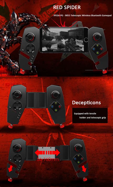 Ipega Pg 9055 Telescopic Bluetooth 30 Game Controller Gamepad