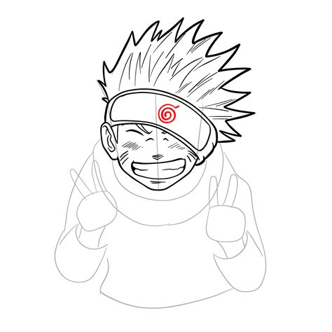 How To Draw Team Naruto Step By Step