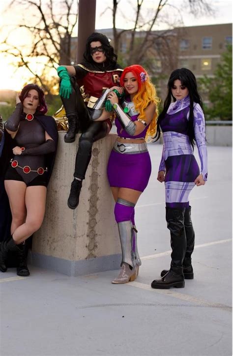 Blackfire Jackie Ft Athena As Raven Raine As Robin And Bella As